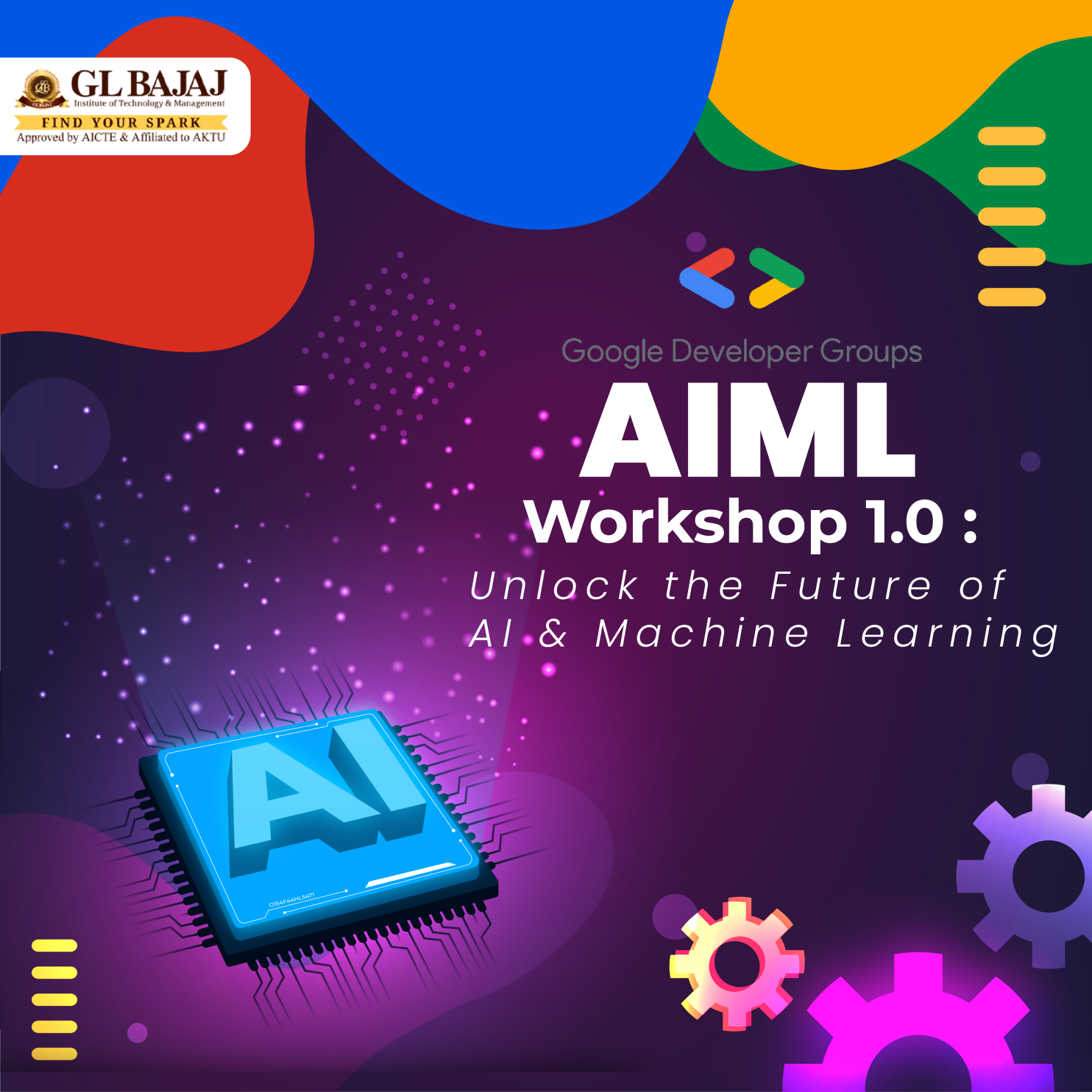 See AIML Workshop 1.0 at Google Developer Groups GDG on Campus G.L. Bajaj Institute of ...